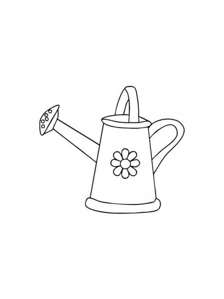 Watering Can coloring pages