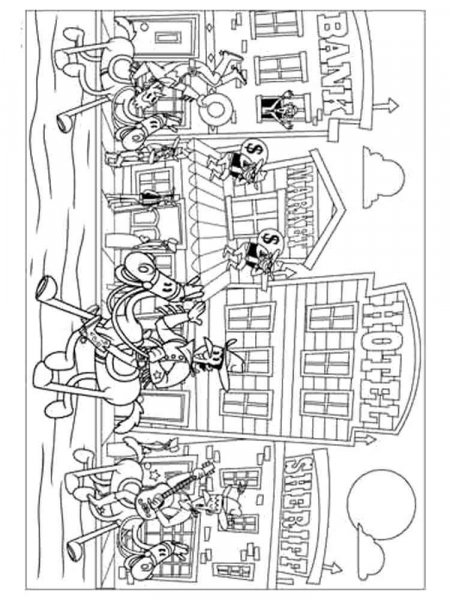 Wild West coloring pages
