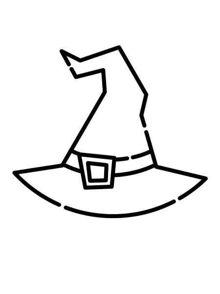 Witch Hat coloring pages