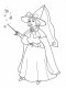 Wizard coloring pages
