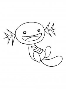 Wooper Pokemon coloring pages