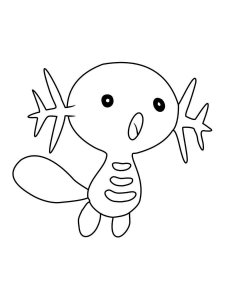 Wooper Pokemon coloring pages