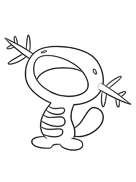 Wooper Pokemon coloring pages
