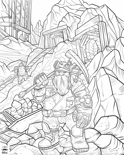 World of Warcraft coloring pages