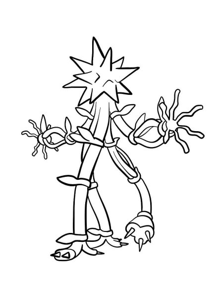 Xurkitree Pokemon coloring pages