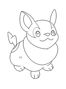 Yamper Pokemon coloring pages