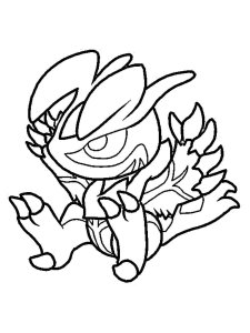 Yveltal Pokemon coloring pages