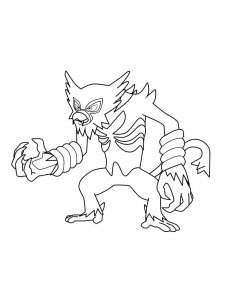 Zarude Pokemon coloring pages