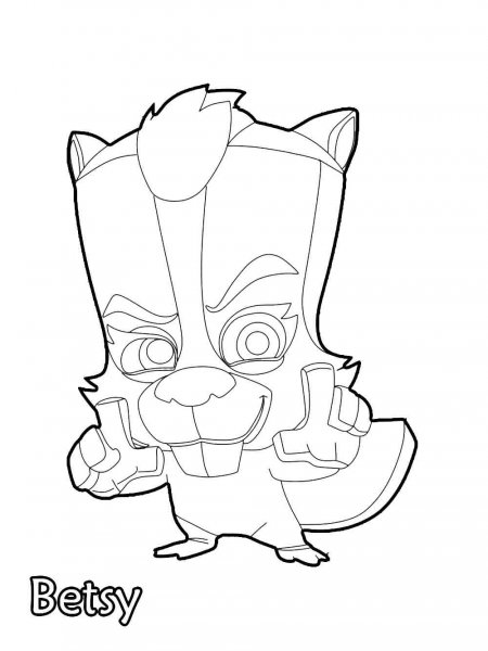 Zooba coloring pages