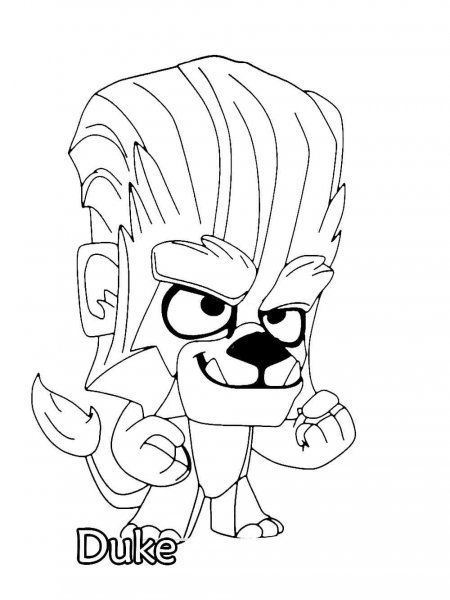 Zooba coloring pages