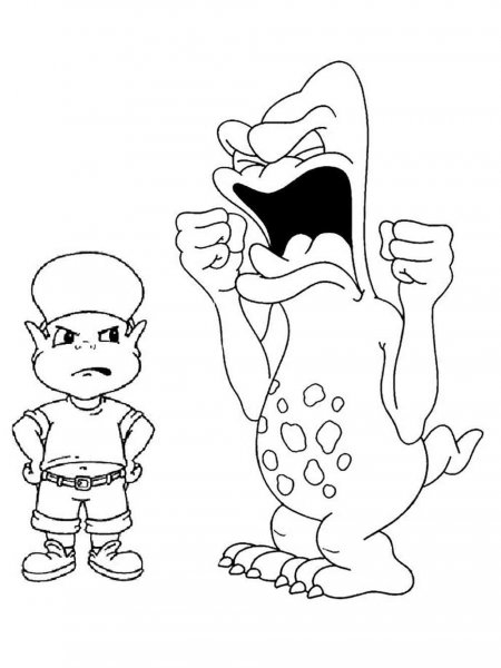 Adibou coloring pages