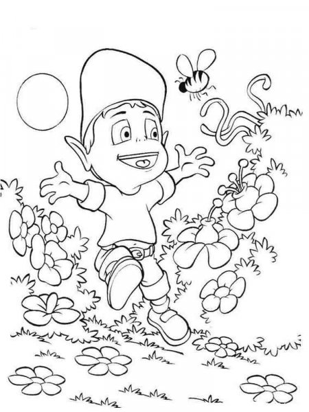 Adibou coloring pages