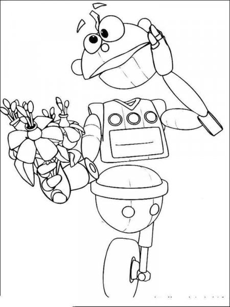 Adibou coloring pages