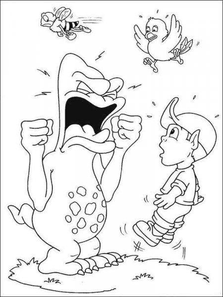 Adibou coloring pages