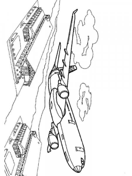 Airport coloring pages