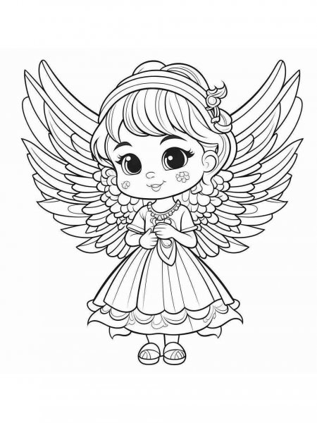 Angel coloring pages