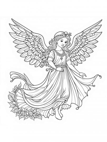 Angel coloring pages