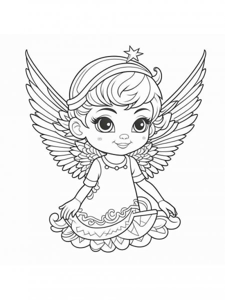 Angel coloring pages