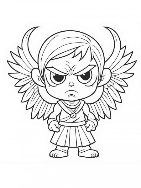 Angel coloring pages