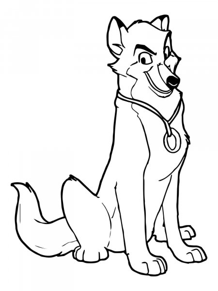 Balto coloring pages