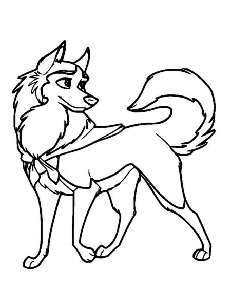 Balto coloring pages