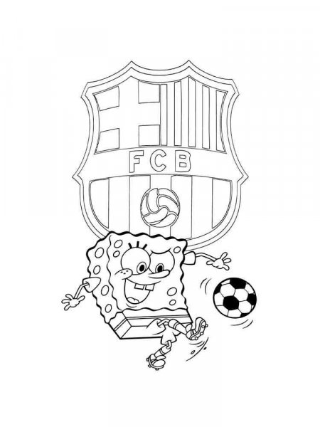 FC Barcelona coloring pages