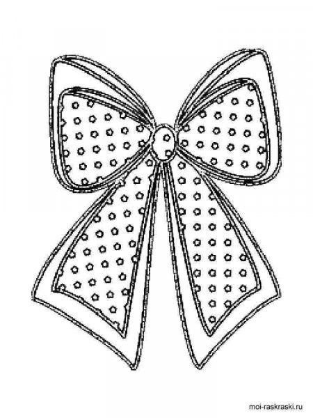 Bows coloring pages