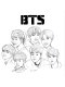 BTS coloring pages