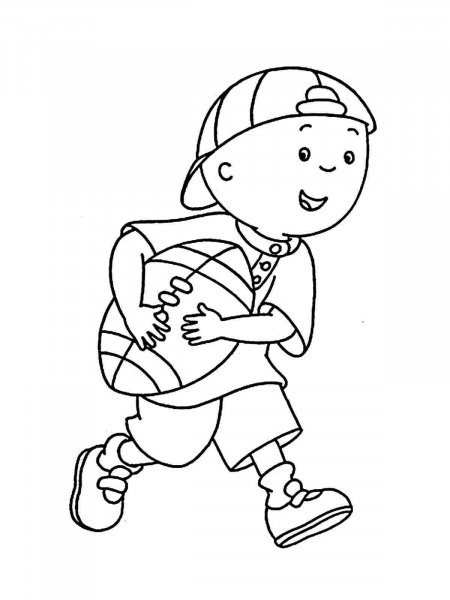 Caillou coloring pages