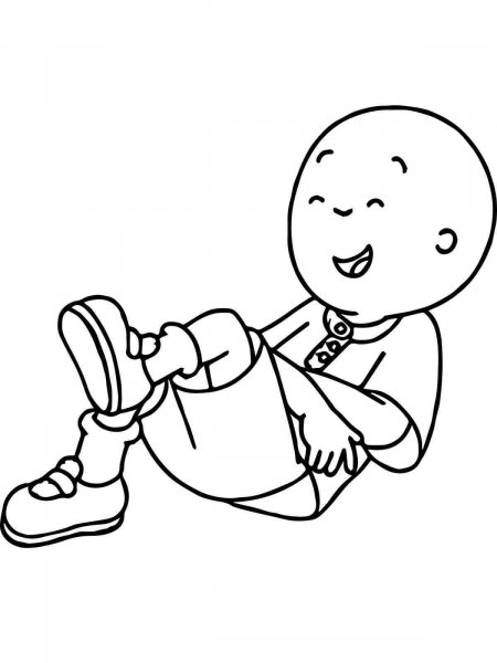 Caillou coloring pages