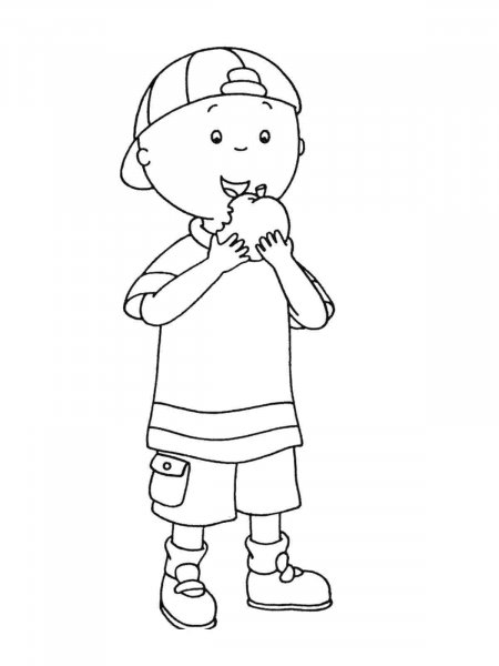 Caillou coloring pages