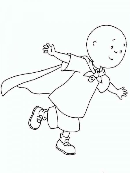 Caillou coloring pages