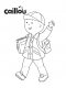 Caillou coloring pages