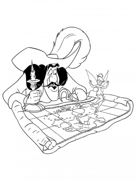 Captain Hook coloring pages