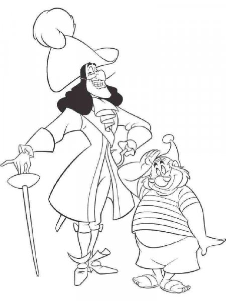 Captain Hook coloring pages