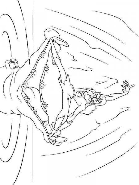 Captain Hook coloring pages