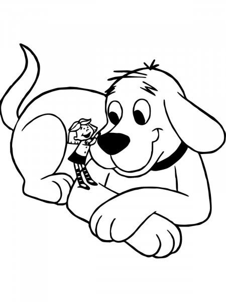 Clifford coloring pages