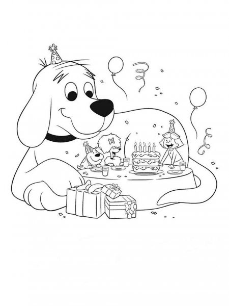 Clifford coloring pages