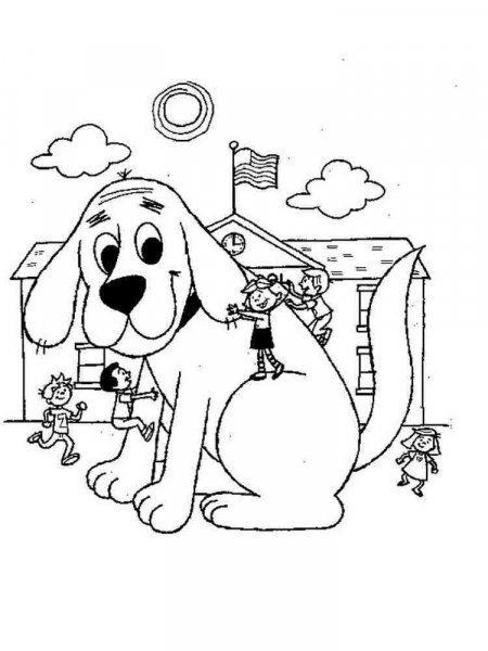 Clifford coloring pages