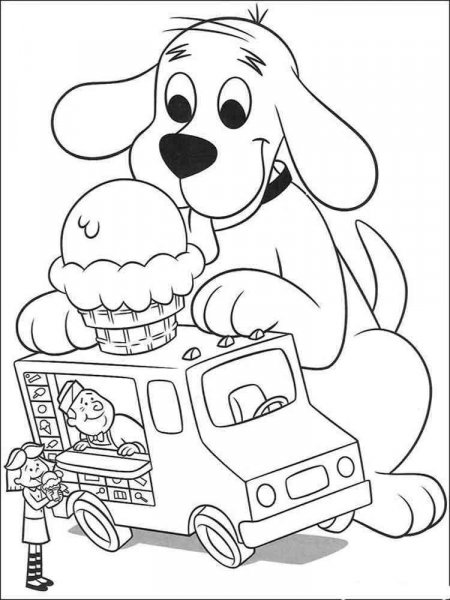 Clifford coloring pages