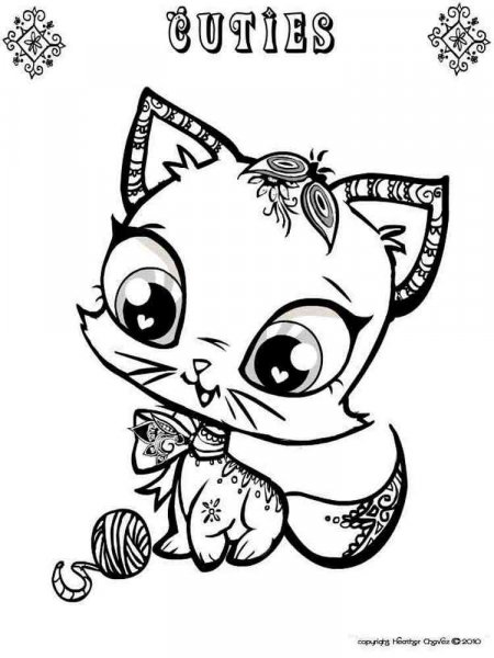 Cuties coloring pages