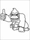 Donkey Kong coloring pages