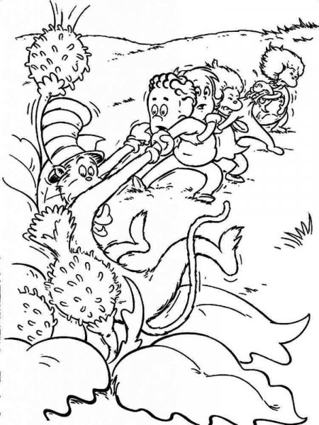 Dr. Seuss coloring pages