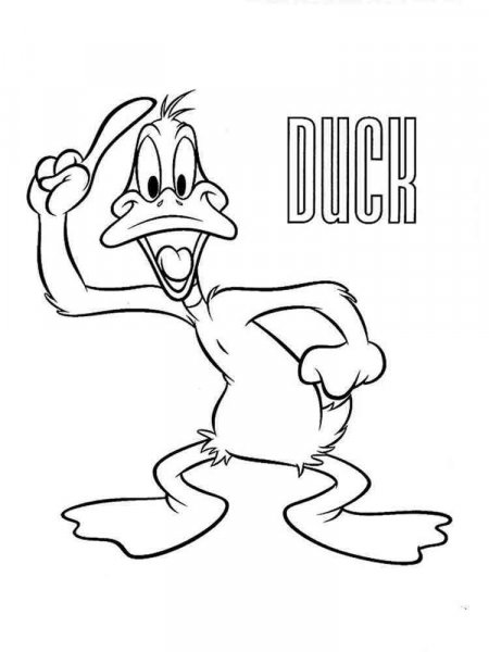 Daffy Duck coloring pages