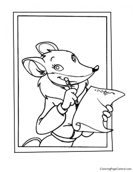Geronimo Stilton coloring pages
