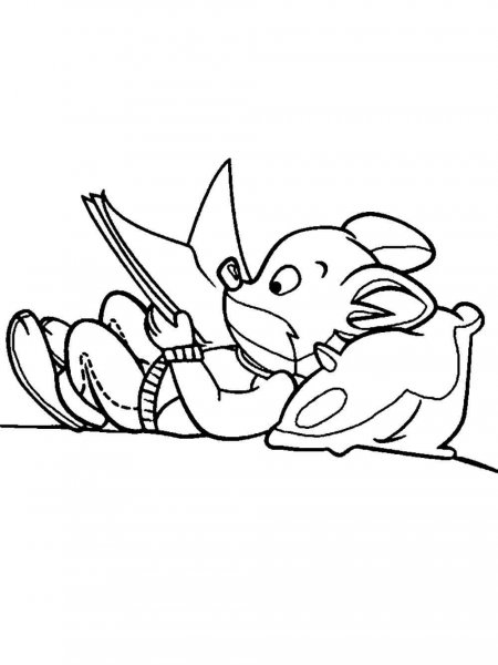 Geronimo Stilton coloring pages