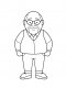 Grandpa coloring pages