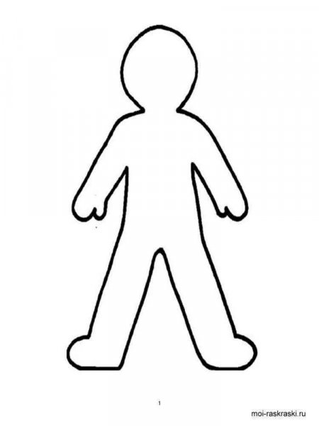 Human coloring pages