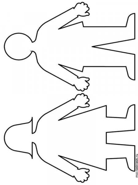 Human coloring pages