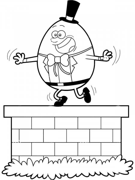 Humpty Dumpty coloring pages